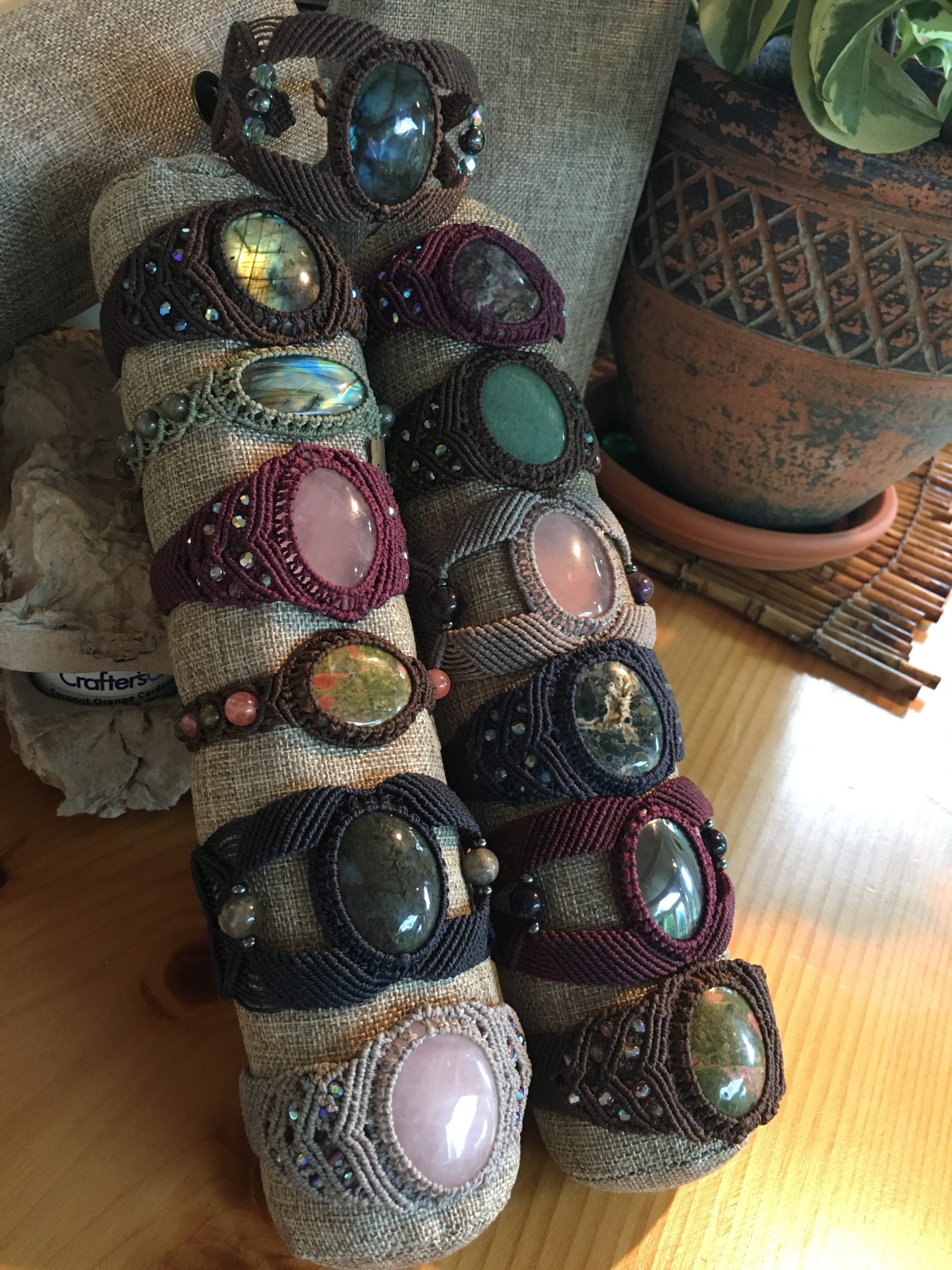 Macrame’ Bracelets – Ancient Earth Designs